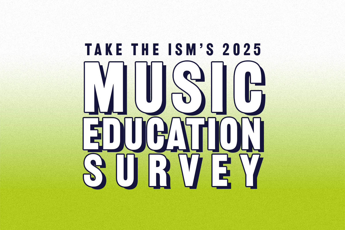 Take the ISM's 2025 music education survey - Independent Society of Musicians